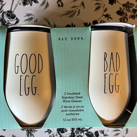 Rae Dunn | Kitchen | New Rae Dunn Good Egg Bad Egg Insulated Stainless ...